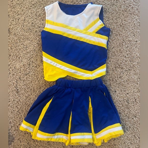 Matching Sets | Kids Cheerleader Matching Set Blue And Yellow | Poshmark